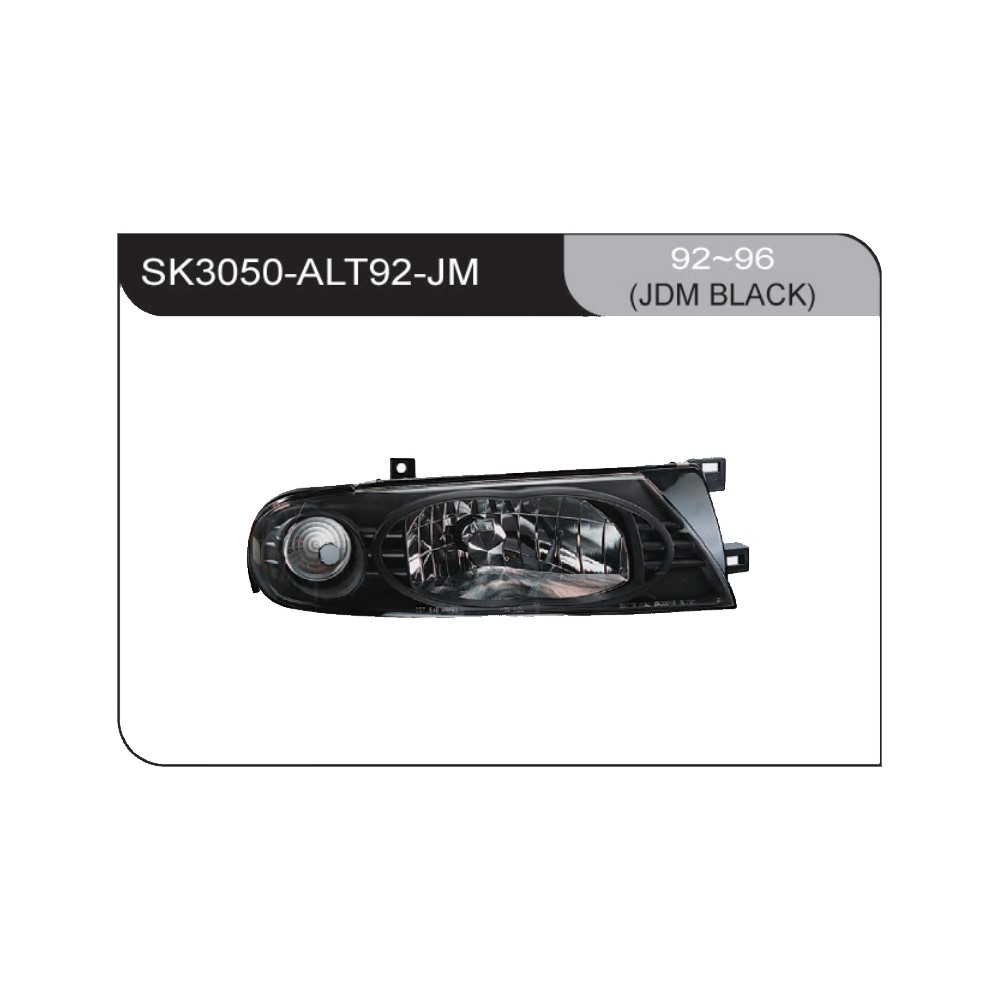 Ópticos cristal Nissan Altima 92-96 fondo negro - BIOCAR TUNING