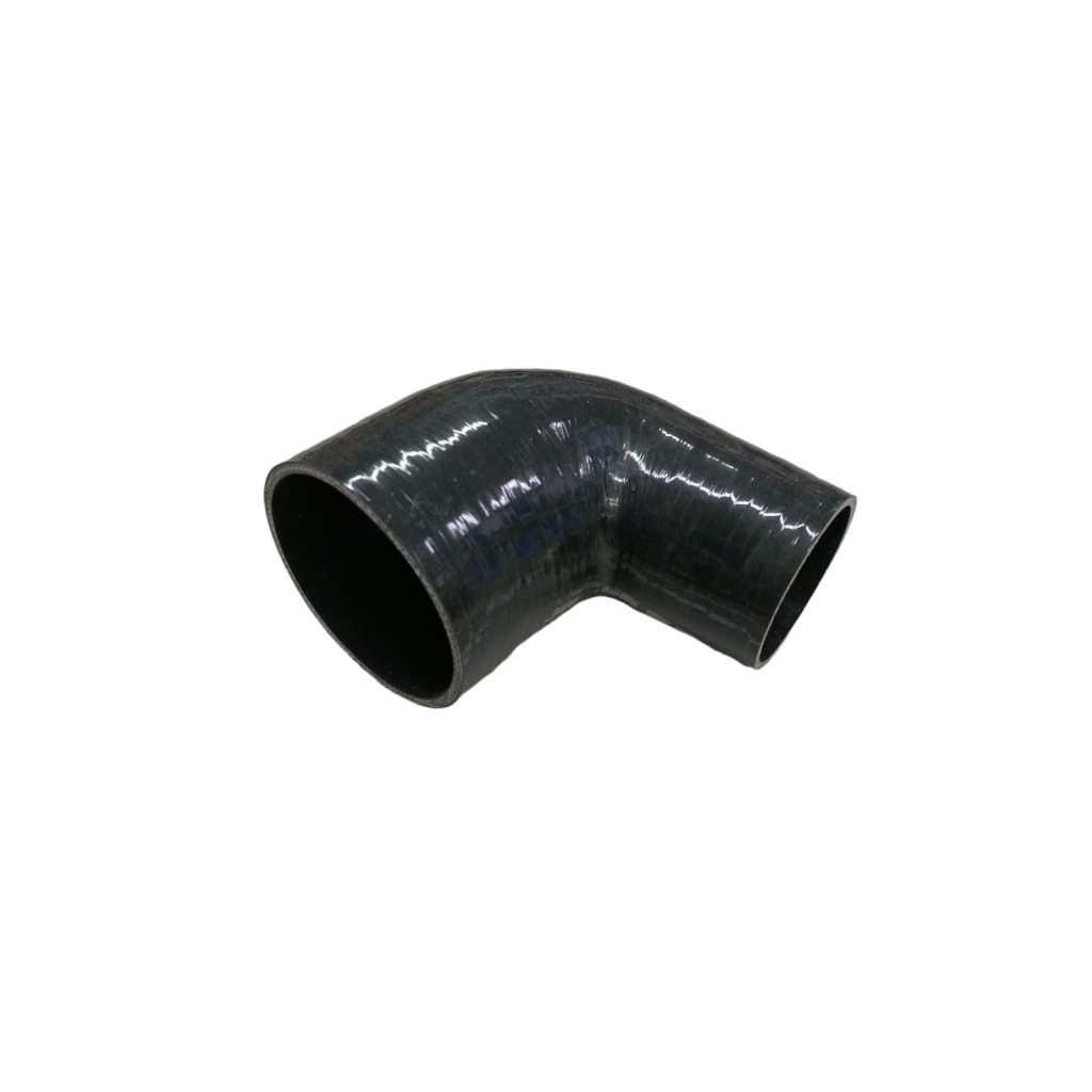 Codo 90° 4" - 3" silicona color negro - BIOCAR TUNING