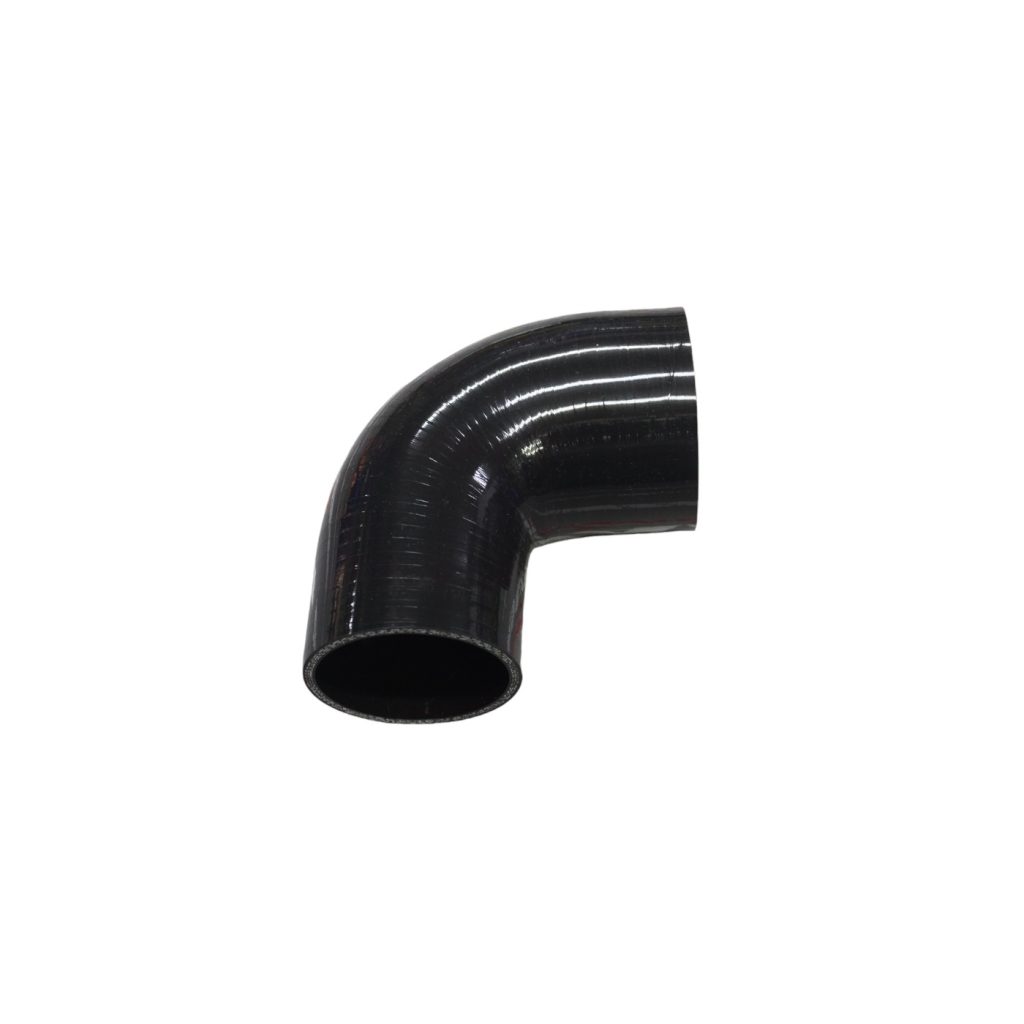 Codo 90° 3" a 2.5" silicona color negro - BIOCAR TUNING